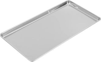 BESPORTBLE Platten F&uuml;r Buffet Backblech Ofenblech Kuchenblech Fettpfanne Grillplatte Tablett Grillkorb Grillschale Serviertablett Backofen Tablett Gastrotablett 