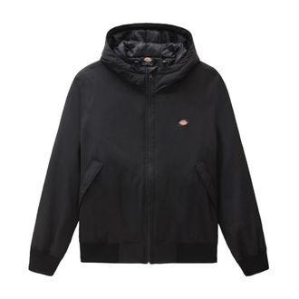 Dickies Nylon Wasserdichte Bomberjacke mit Logo - - Jackets - Herren - Schwarzk - S