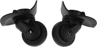 Hemoton 2 Stück Teiliges Ersatzset Kunststoff Kofferrollen mit Drehung und Geräuscharmen Kugellagern Leise Langlebig Einfach zu Montierende Reisekoffer-räder 