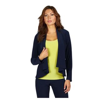 Frank Lyman Design Marineblauer Cardigan Modell 069 - - Knitwear - Damen - Blau - 3XL