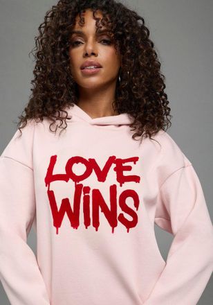 Laura Scott Kapuzensweatshirt in kuschliger Sweatware und samtigen Frontdruck