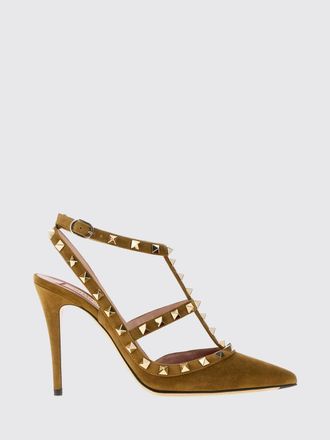 Valentino Garavani Rockstud Slingback-Pumps aus Veloursleder mit Stilettoabsatz