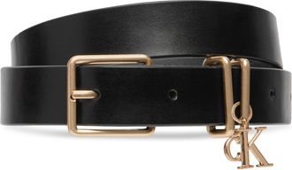 Calvin Klein G&uuml;rtel Calvin Klein Logo Charm Belt LV04F7086G Schwarz