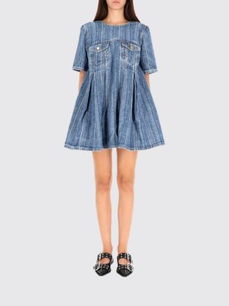 Ganni Kleid GANNI Damen Farbe Blau