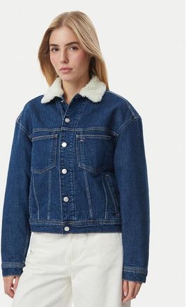 Tommy Jeans Jeansjacke Archive Teddy DW0DW23519 Blau Regular Fit