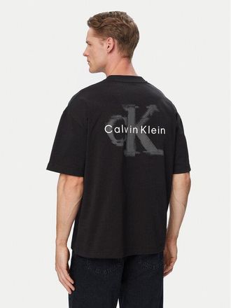 Calvin Klein Jeans T-Shirt LV04RAB806 Schwarz Oversize