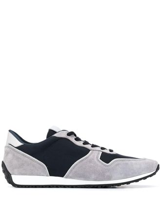 Tod's baskets &agrave; empi&egrave;cements contrastants - Bleu