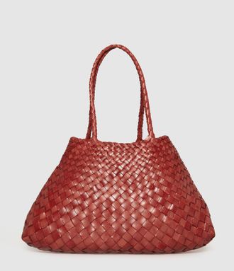 Dragon Diffusion Sac Santa Croce Big Cuir Poppy Red