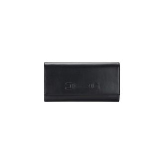 Elisabetta Franchi Pouch Bag mit gepr&auml;gtem Logo - - Accessories - Damen - Schwarzk - ONE SIZE