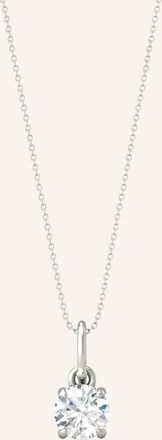 VEYNOU Veynou Halskette Ella Aus 14 Karat Wei&szlig;gold Und 0,20ct. Diamanten silber