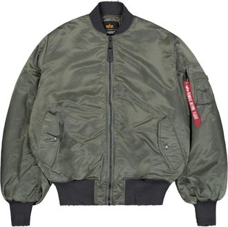 Alpha Industries Homme, Vestes, Vert, Taille: XL Ma-1 Distressed Bomber Jacket