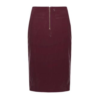 Self Portrait Bleistiftrock - - Skirts - Damen - Lila - 2XS