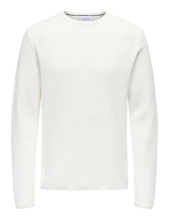 Only & Sons Onseric Reg 12 Struc Crew Knit Noos
