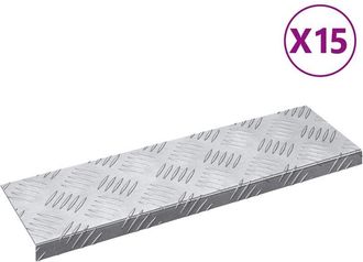 vidaXL Rautenscheiben 15 pcs Silber 60 x 18 cm Aluminium Vidaxl