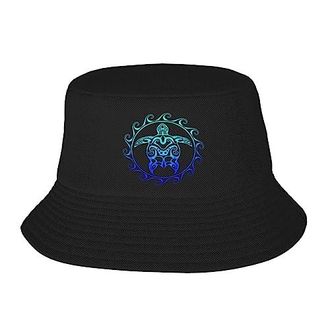 Generic Chapeau De Godet Tortue De Mer Hawa&iuml;enne Bleue Tribale Chapeaux De Soleil De Plage Respirant &Eacute;t&eacute; Bonnet Soleil, pour De P&ecirc;che, Chasse, La Randonn&eacute;e, 5