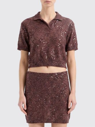 Brunello Cucinelli Polo Femme couleur Marron