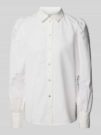 Jake*s Hemdbluse mit H&auml;kelspitze