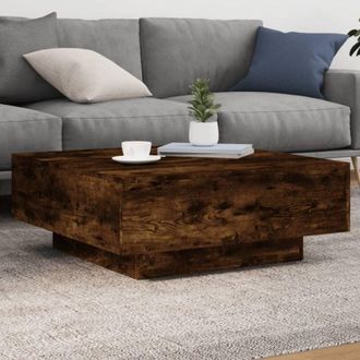 vidaXL Couchtisch R&auml;uchereiche 80x80x31 cm Holzwerkstoff - Vidaxl
