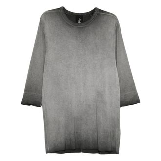 Thom Krom M TS 978 - Homme - Tops - Gris - Taille: XL