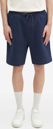Fred Perry logo-embroidered shorts - Bleu