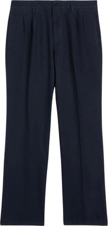 Aspesi Femme, Pantalons, Bleu, Taille: 36 FR Pantalon en Gabardine de Coton