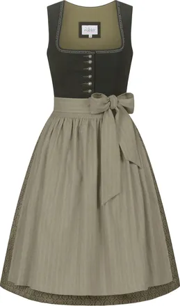 N&uuml;bler Dirndl N&Uuml;BLER Dirndl midi Feli, Damen, Gr. 32, EURO, gr&uuml;n, Obermaterial: 100% Polyamid PA., Kleider, Topseller