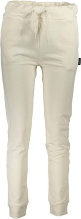 North Sails Femme, Pantalons, Beige, Taille: 44 FR Pantalon Blanc en Coton pour Femme avec Logo