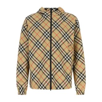 Burberry Bestickte Polyester-Wendejacke - - Jackets - Herren - Mehrfarbig - L