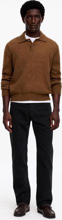 Arket CLIFF Regular Straight Jeans -Schwarz