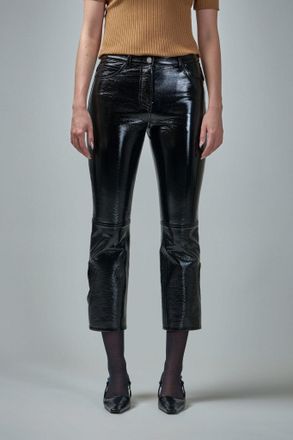 Courr&egrave;ges Reversed Vinyl Pants