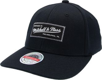 Mitchell & Ness Classic Red Biowashed Snapback Basecap, Einheitsgr&ouml;&szlig;e, verstellbar, Herren, Frauen, Kinder, Unisex, Fr&uuml;hling, Sommer, Herbst, Winter