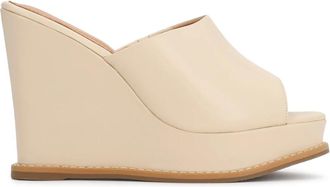 Kazar Femme, Chaussures, Beige, Taille: 38 EU Celea Mules Compens&eacute;es