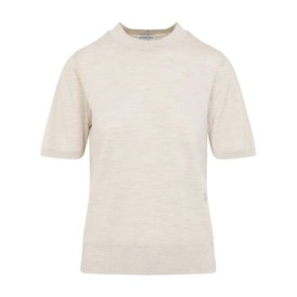 Burberry Woll-Top - - Knitwear - Damen - Beige - XS