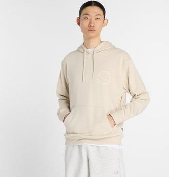 New Balance Homme Circular Logo Hoodie en Gris, Coton, Taille 2XL