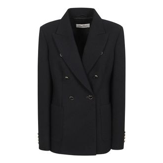 Max Mara Femme, Vestes, Bleu, Taille: 40 FR Ricetta Blazer