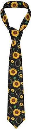 Generic Cravate Pour Hommes Tournesol G&eacute;om&eacute;trique Jumusi Classique Cravates Tendance Cravate Homme Pour F&ecirc;te Travail &Eacute;v&eacute;nements