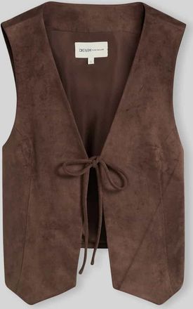 Tom Tailor Denim Slim Fit Weste mit Bindeband