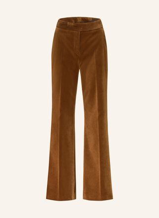 Windsor Windsor. Marlenehose Aus Samt braun
