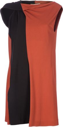 Balenciaga Robe bicolore - Noir