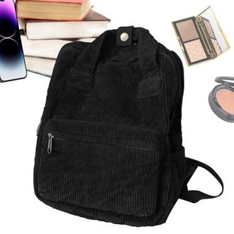 Generico Sac &agrave; dos pour ordinateur portable en velours - Voyage avec poign&eacute;e, sac pour &eacute;tudiants occasionnels | sac pour organisateur d&eacute;paule esth&eacute;tique, paque