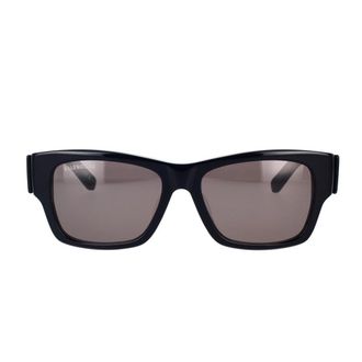 Balenciaga Max Square Sonnenbrille Bb0262Sa 001 - - Accessories - unisex - Schwarzk - 56 MM