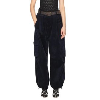 Sea NY Carrett Corduroy Cargo Hose - - Trousers - Damen - Blau - S