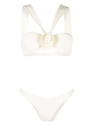 La Reveche Bikini mit Blumendetail - Nude