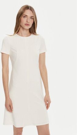 Calvin Klein Coctailkleid LV044C064G Écru Slim Fit