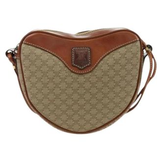 Celine Pre-owned Vintage sac bandouli&egrave;re macadam - Femme - Pre-owned - Beige - Taille: ONE Size