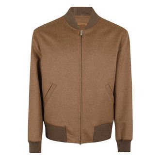Lardini Acteor Bomber Jacket - Homme - Vestes - Brun - Taille: XL