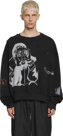 Song for the Mute Peaking Kid Relaxed Sweatshirt