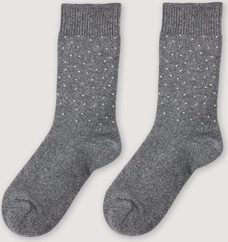 Sandro Socken mit Strassbesatz