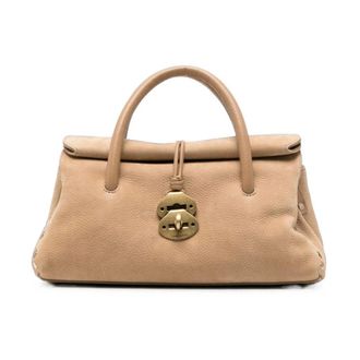 Zanellato Femme, Sacs, Beige, Taille: ONE Size Sac port&eacute; main Postina