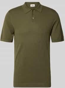 Drykorn Slim Fit Poloshirt mit kurzer Knopfleiste Modell TRITON